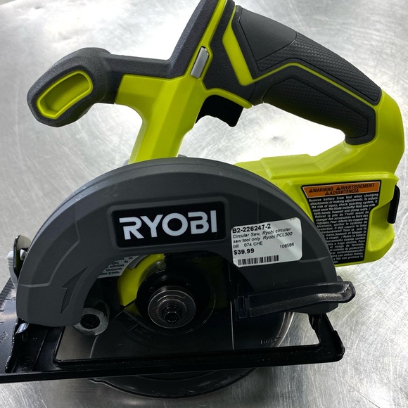 Other | Ryobi Cordless Circular Saw Black And Yellow | Poshmark